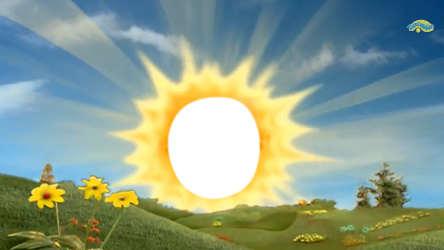 Sun Teletubbies FACEinHOLE