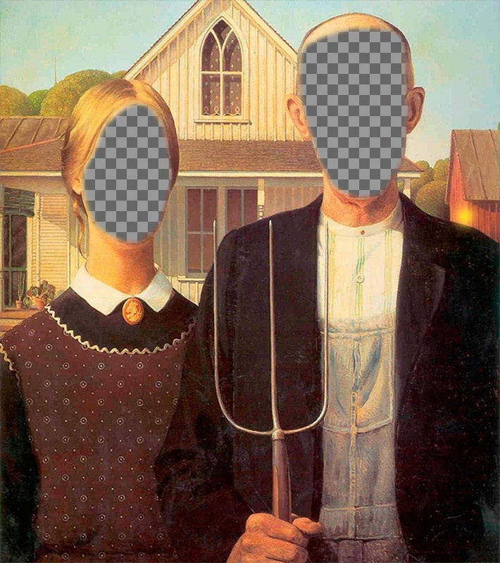 American Gothic - FACEinHOLE